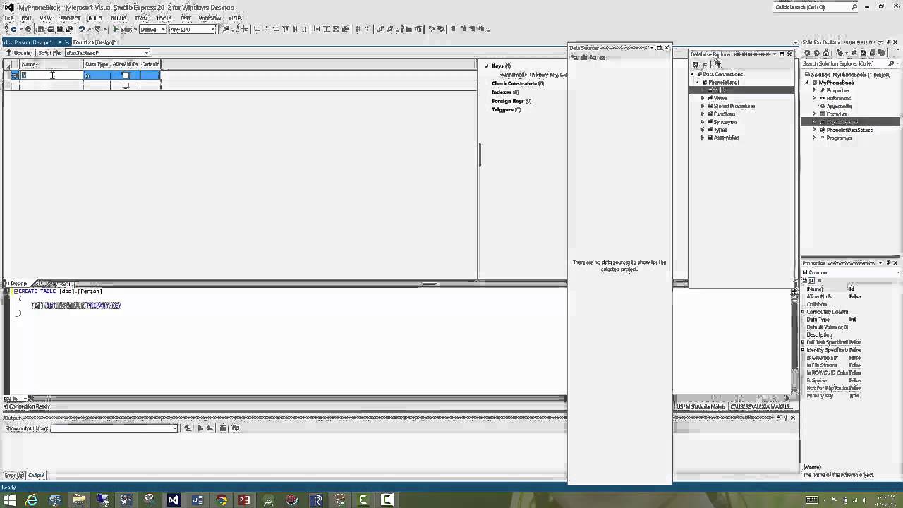 SQL Phonebook Application