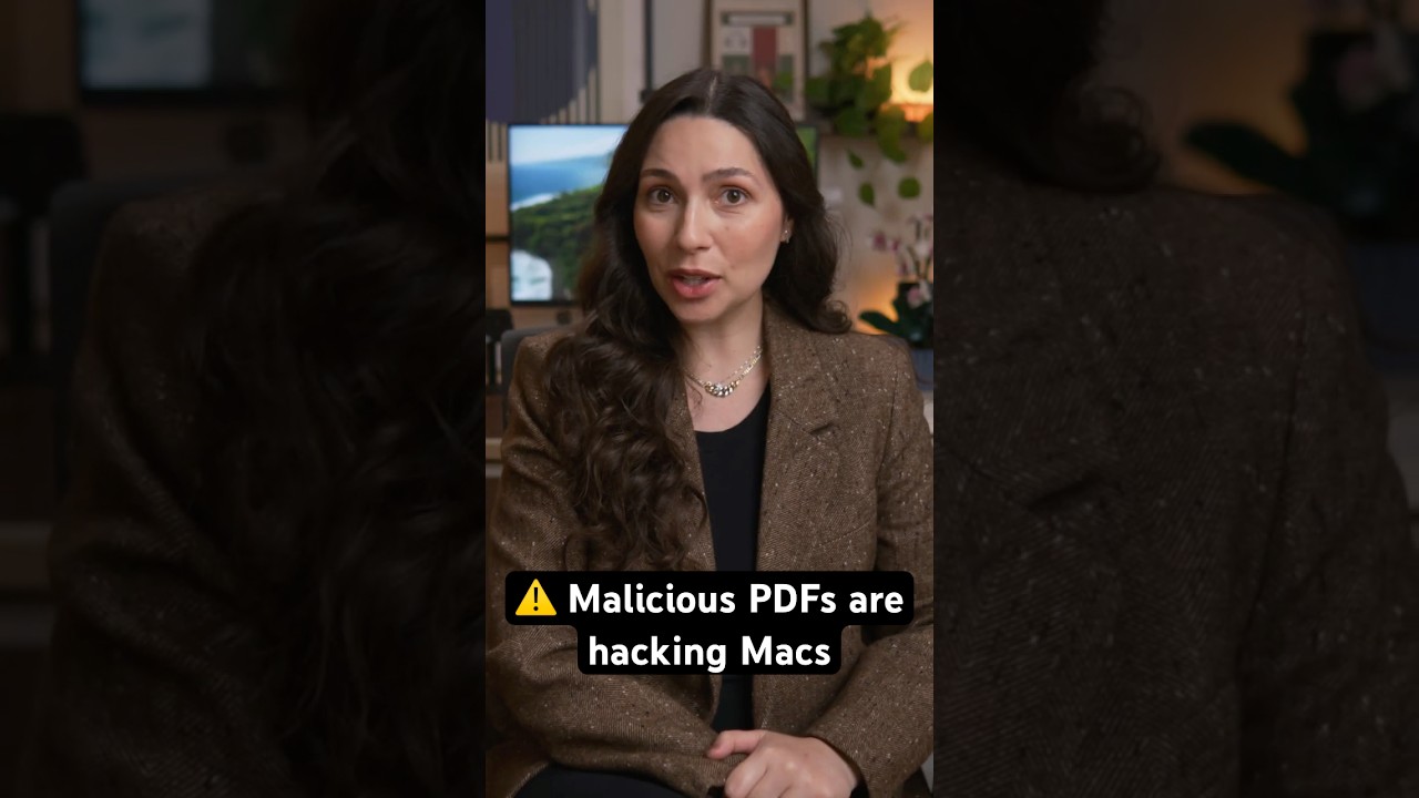 Opening a PDF can hack your Mac. Here's how. #shorts