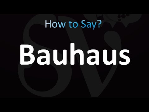 How to Pronounce Bauhaus (correctly!)