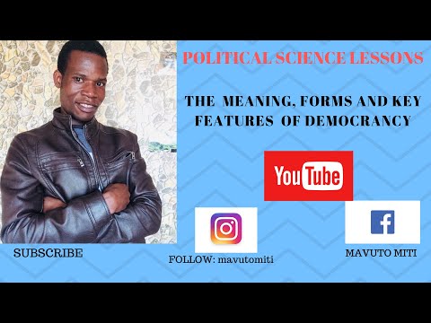 THE MEANING, FORMS AND FEATURES Of DEMOCRACY