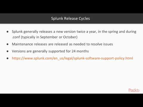 Learn Learning Splunk Splunk Release Cycles | packtpub com - Mind Luster
