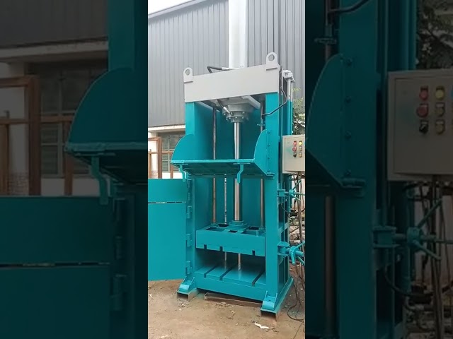 Hydraulic Cotton Baling Press Machine - MERRIT COIR PITH BLOCK MACHINE ...