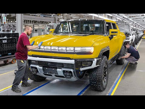 Watch How GM Builds the GMC Hummer EV