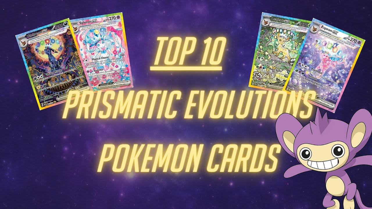 Top 10 MOST EXPENSIVE Cards in Pokemon's Prismatic Evolutions Set!