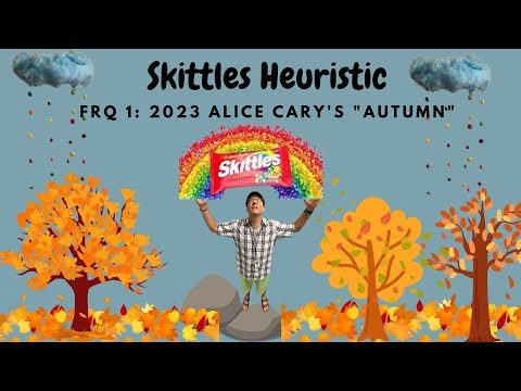 Skittles Heuristic: AP Lit. FRQ 1 2023 (Cary's "Autumn") Writing Workshop