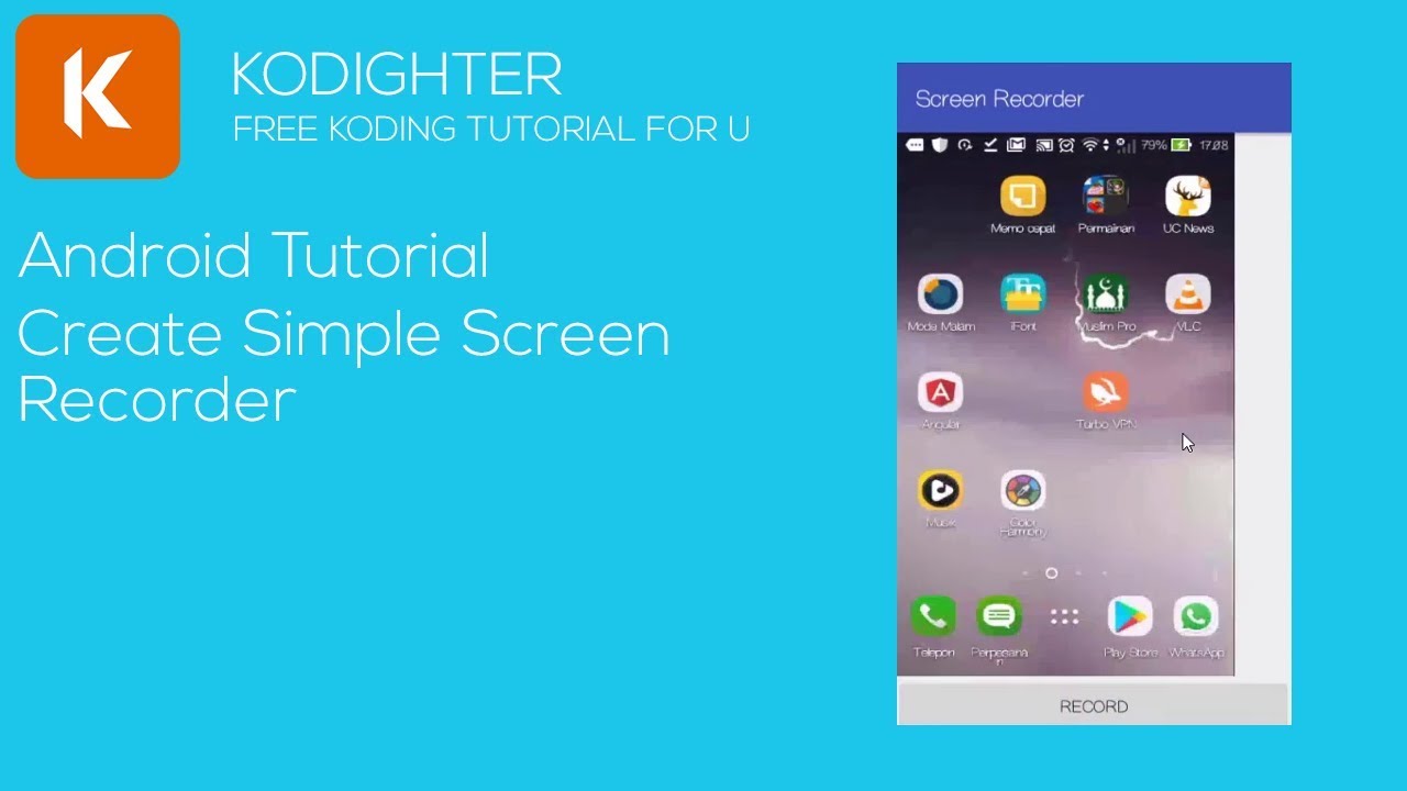 Android Studio Tutorial - Create Screen Recorder