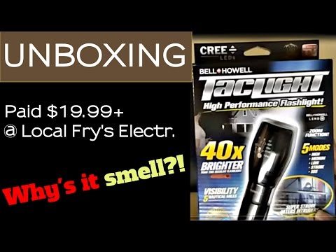[SHOCKING] Bell Howell Tac Light Review - What's that Smell?! | A Local Purchase | The Mouth Episode