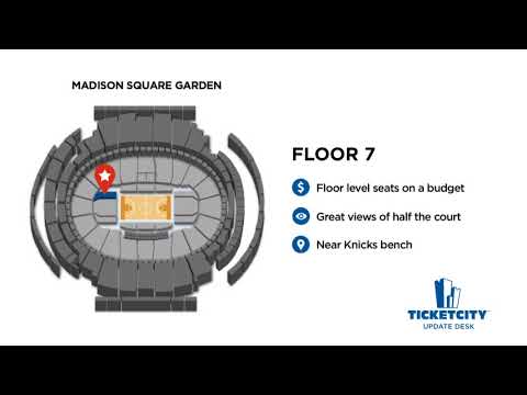 Madison Square Garden Seat Recommendations - The TicketCity Update Desk