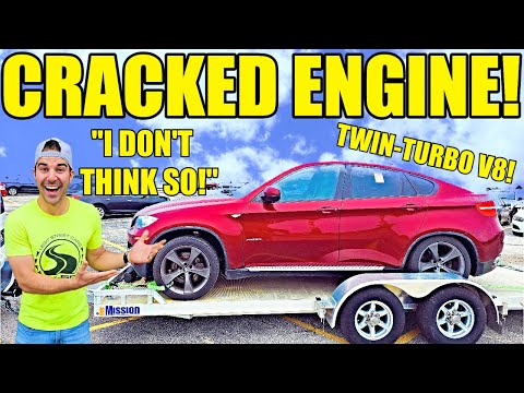 I Bought A Twin-Turbo V8 BMW With A Mysterious “CRACKED” Engine! It Still Runs So What's Broken?