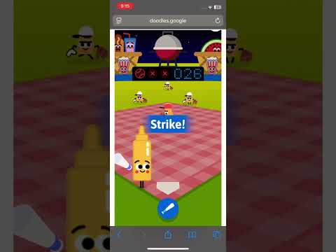 I got red hat in google doodles baseball