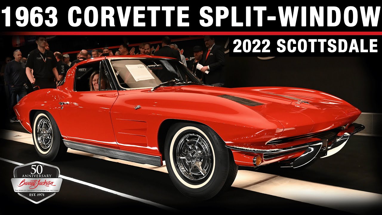 SOLD! One Owner 1963 Chevrolet Corvette Split-Window Coupe - BARRETT-JACKSON 2022 SCOTTSDALE AUCTION