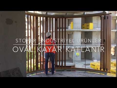 Oval Manual Sliding Folding Solar Shading System