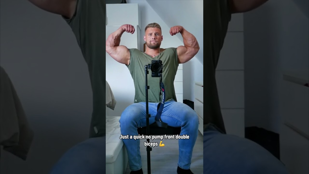 Handsome muscle blonde guy