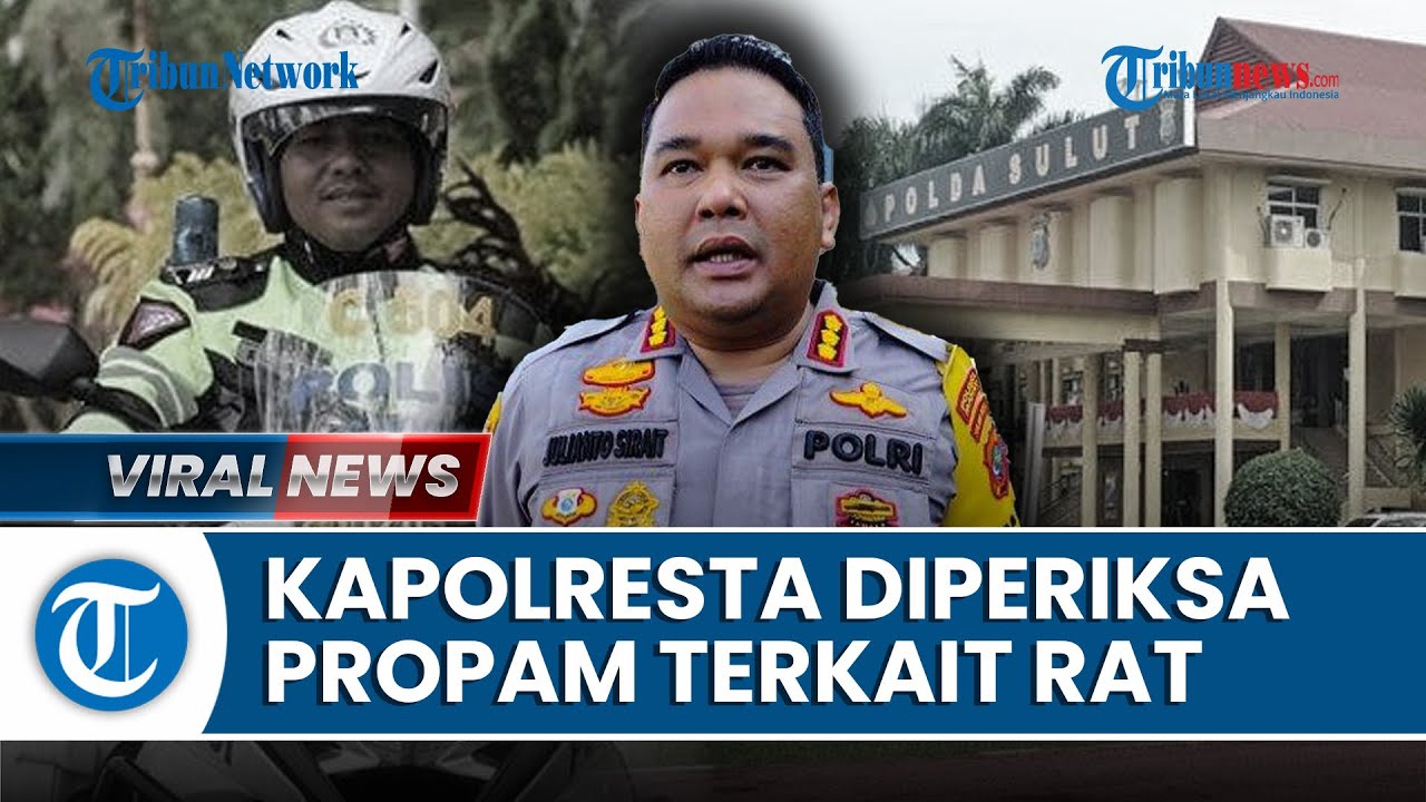 Imbas Kasus Bunuh Diri Brigadir RAT, Kapolresta Manado Jalani ...