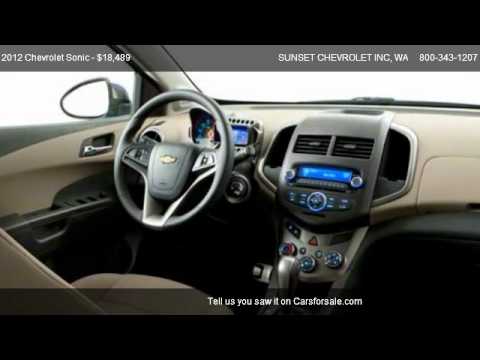 2012 Chevrolet Sonic LTZ - for sale in We Are Trucks.com, WA 98390