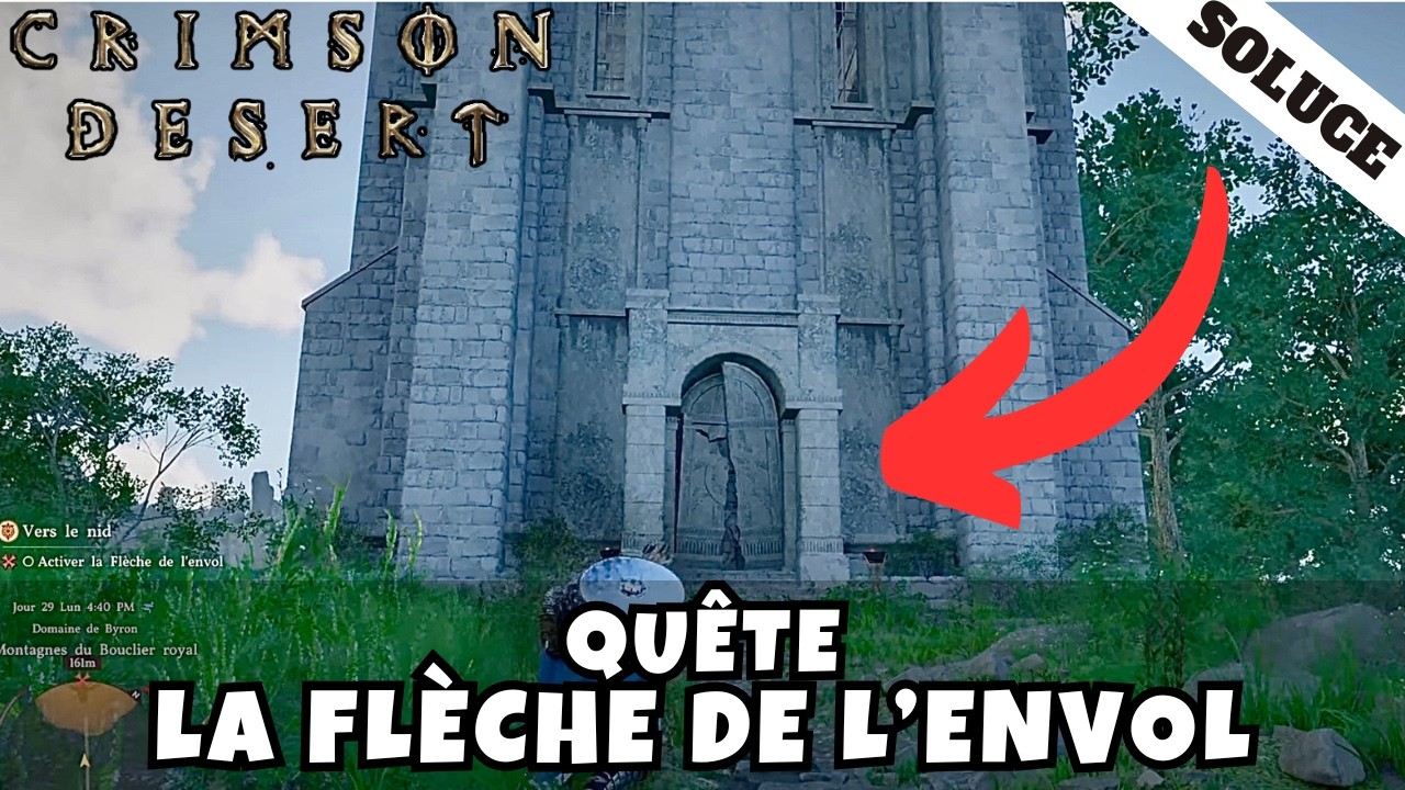 QUÊTE : ACTIVER LA FLÈCHE DE L’ENVOL | CRIMSON DESERT