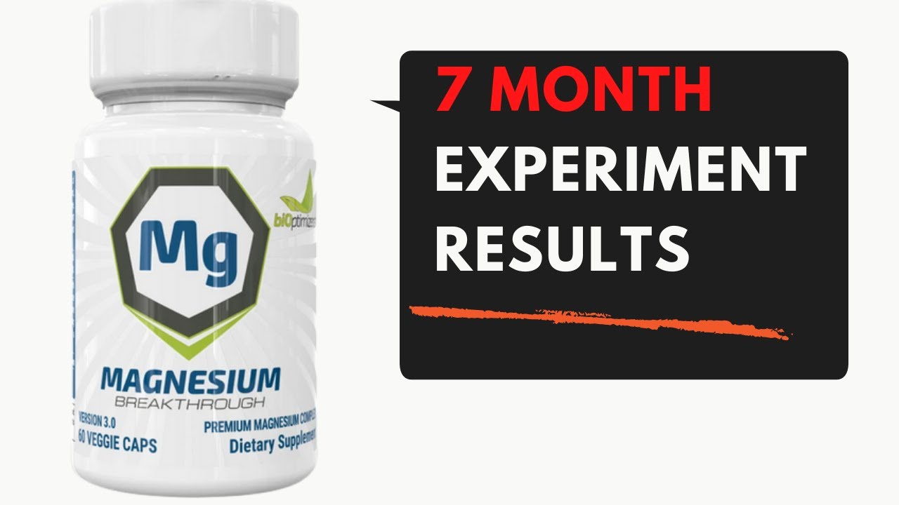 BiOptimizers Magnesium Breakthrough: 7 Month's Later...
