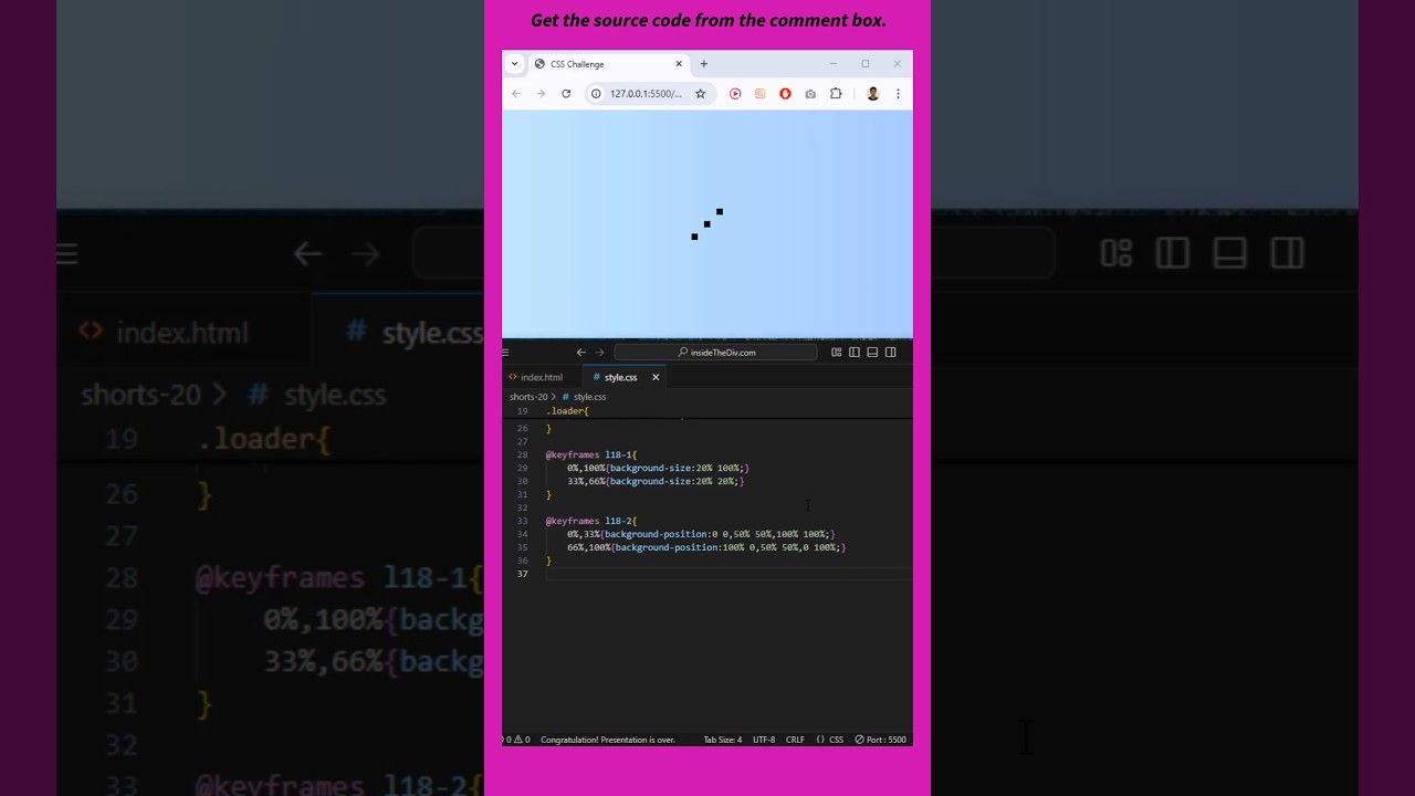 css loader | css animation examples 2