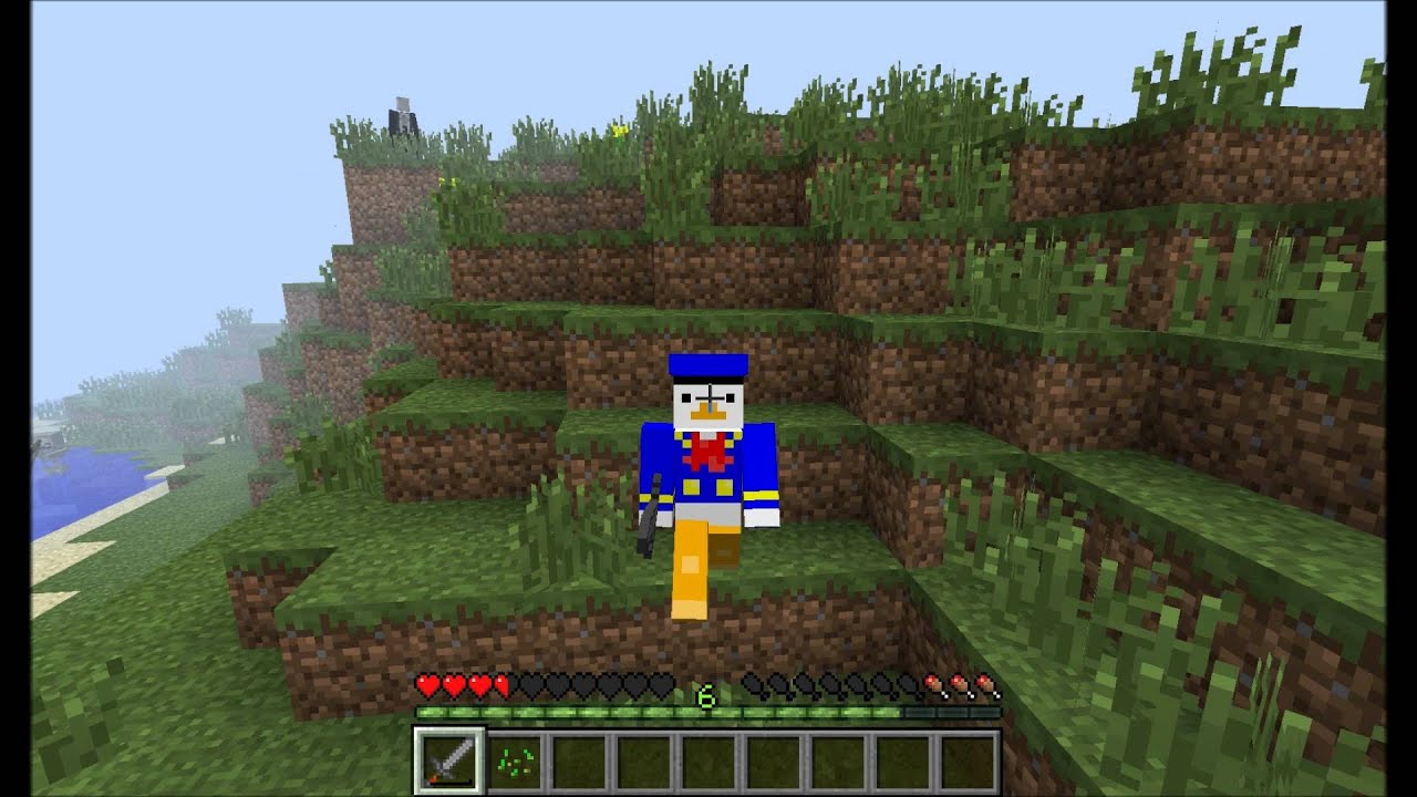 Minecraft:Slenderman mod My first sighting fail!