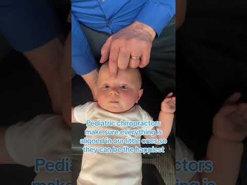 Having pediatric chiropractors adjust our babies leaves them happier than ever; everything is
