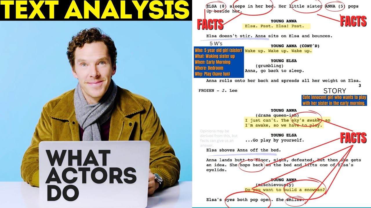 4 Steps To Analyze Any Script For An Audition (WITH EXAMPLES)