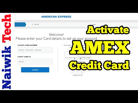 How to activate American Express Credit card || Amex Card Activation India