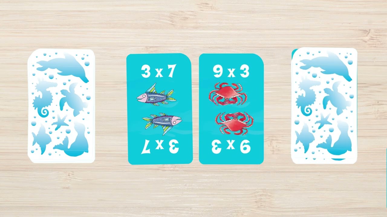Math War Multiplication Flash Cards from School Zone - Learn Math Fast!