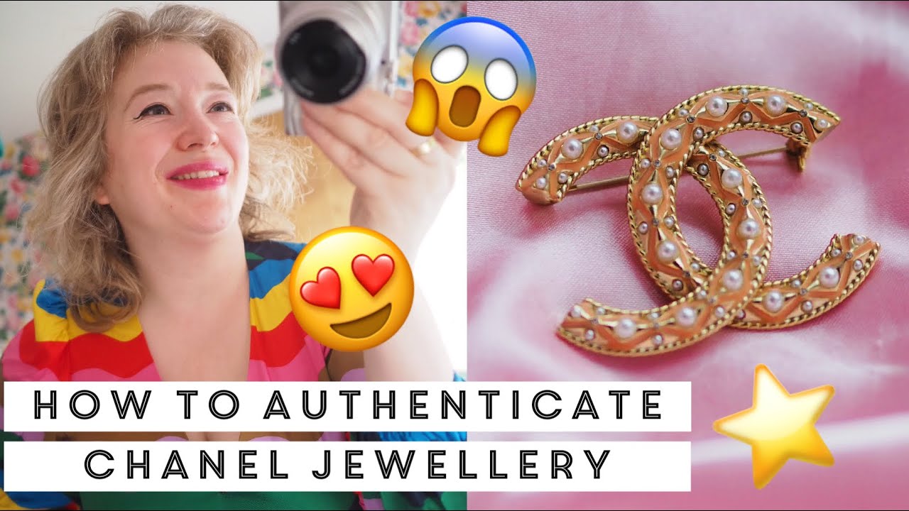 Real v fake Chanel brooch! How to authenticate Chanel jewellery! Super fake!!