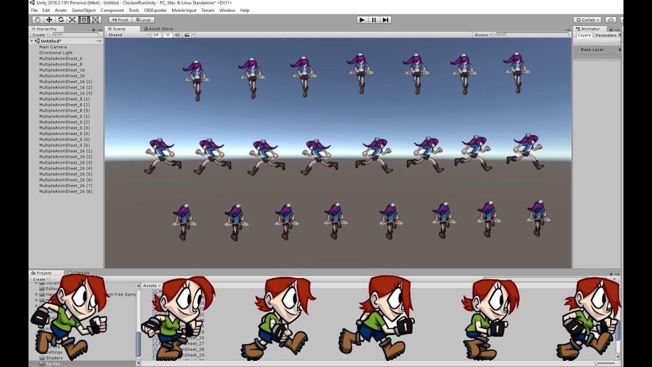 Simple And Easy sprite sheets for Unity