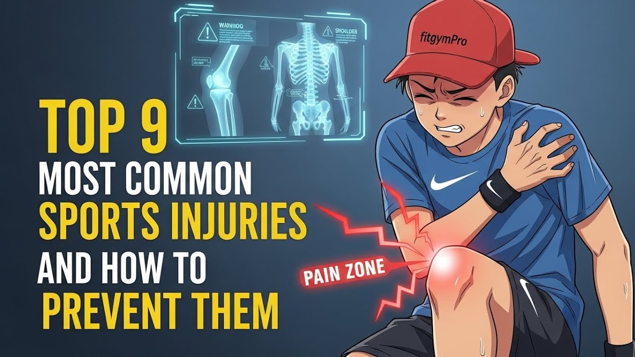 Top 9 Most Common Sports Injuries and How to Prevent Them