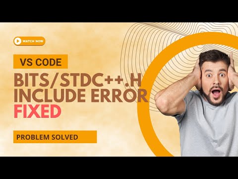 bits/stdc++.h error in VS Code