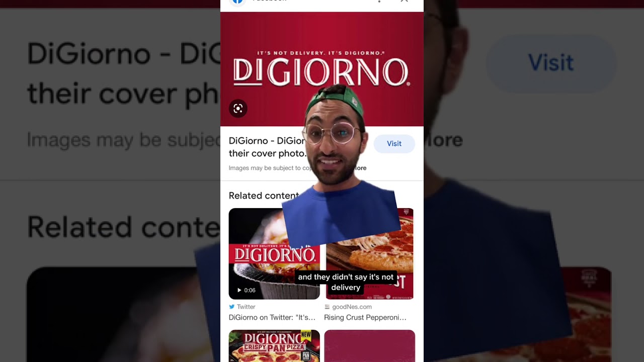 The genius behind the its not delivery its digorno slogan. #Shorts #shwinnabego