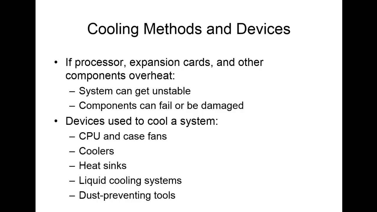 Chapter 2 Working Inside a Computer Pt 3