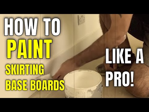 How to Paint Skirting/Base Boards Like a Pro!