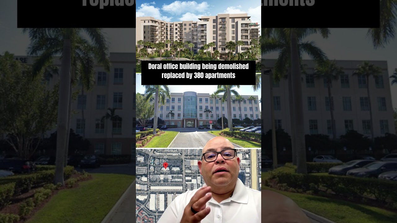 Doral office building is being demolished and replaced with apartments
