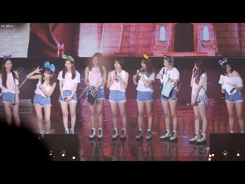 Watch “170217 트와이스 (TWICE) 엔딩(ending) 멘트중 모모 일본어,니코니코니,나연,다현 애교 [전체] 직캠 Fancam (1ST TOUR ...
