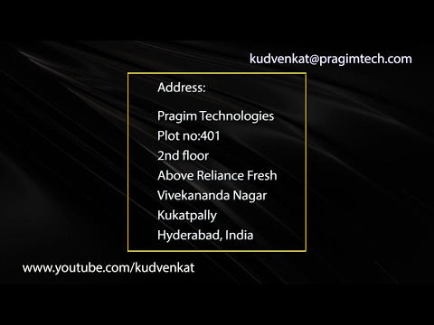Pragim Technologies in Hyderabad