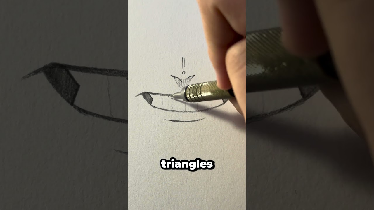 How to draw closed smile || Jmarron