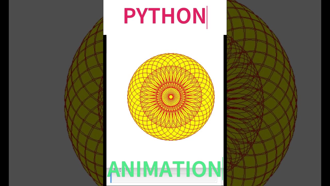 PYTHON ANIMATION TURTLE #python #animation #science E#shorts #short #viral #viralvideo #science