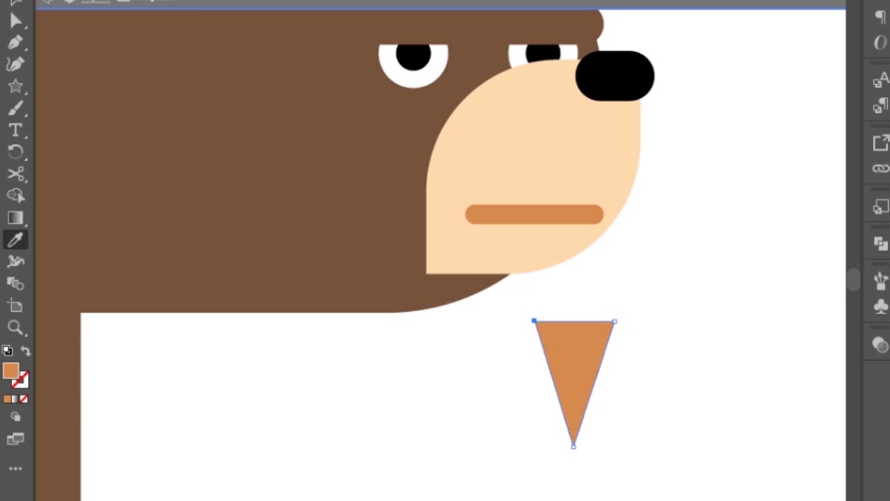 ilustración vectorial para principiantes. De las formas a la ilustración (oso) 🐻