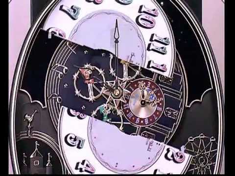 Rhythm Small World Moving Wall Clock Night Time Shut Off Control 4Mh751Wd18