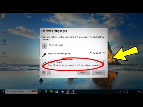 Change the Language of Windows If Only One Display Language | How To Fix can't change language ✅