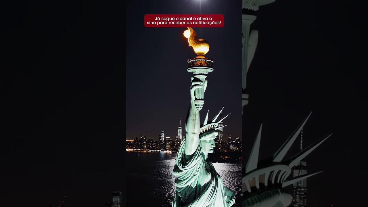 O segredo proibido da Estátua da Liberdade 😱🗽