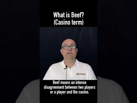 What is Beef? Casino terms and definitions