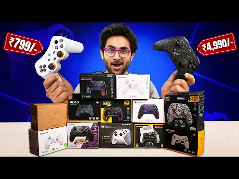 Budget to Premium -10 Gaming Controllers/Gamepad (Rs.800 - Rs.5000)