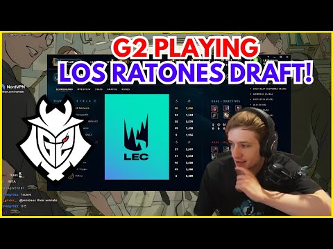 Nemesis On G2 Draft Situation At LEC | League of Legends Clip