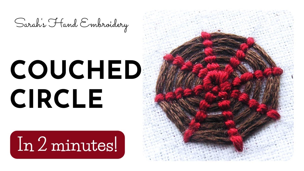 Video Library of Hand Embroidery Stitches - Sarah's Hand Embroidery