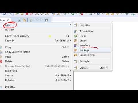 How to Create Package In Eclipse