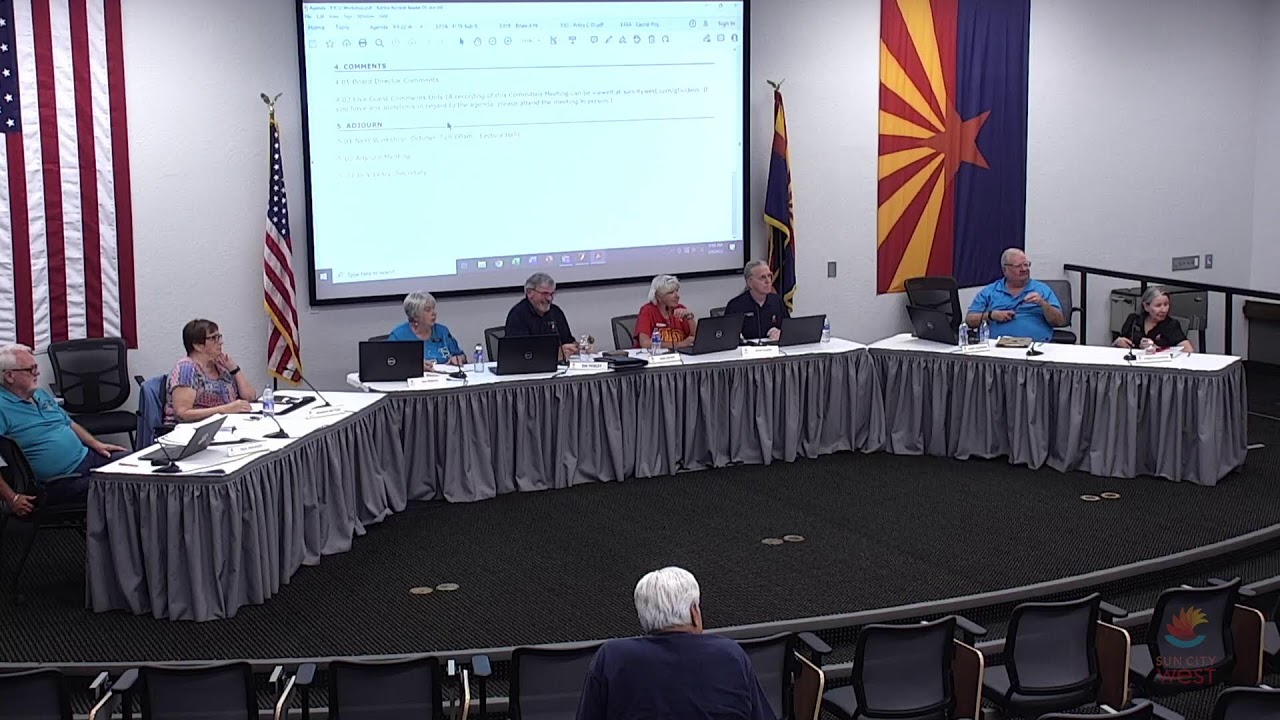 Governing Board Workshop - Friday, Sept. 9, 2022