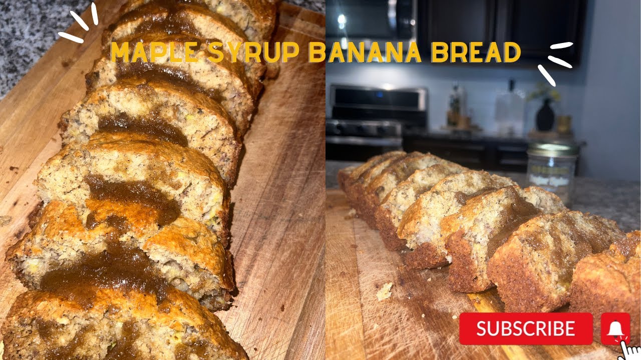 HOW TO MAKE THE BEST BANANA BREAD | MOIST MAPLE BANANA BREAD RECIPE | SHAYSFOODJOURNEY